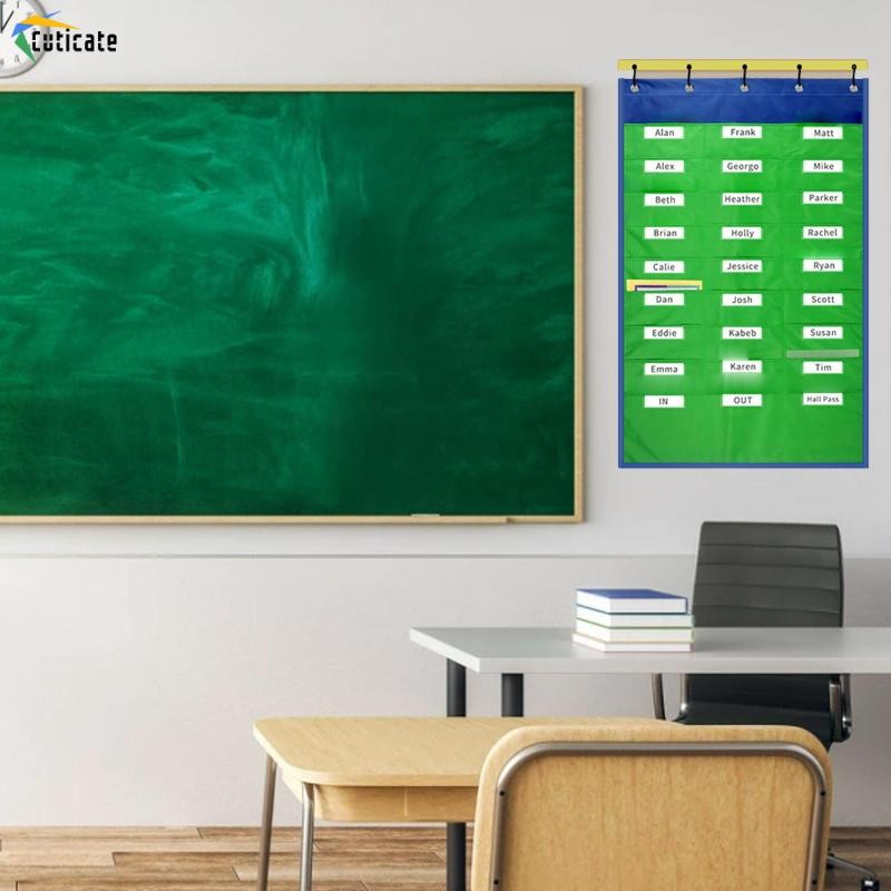 [Szlinyou1] Wall Storage Pocket Charts Homeschool Office Classroom ...