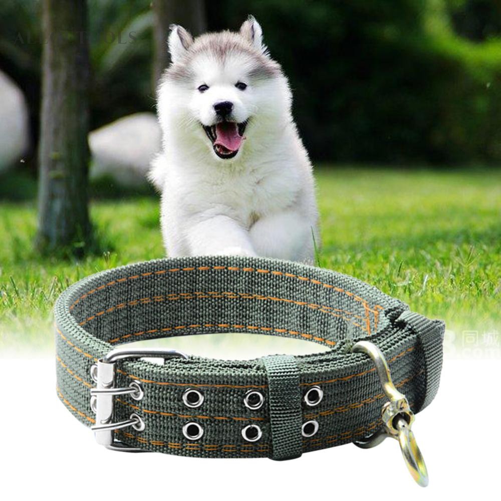 Big Dog Adjustable Collar Leads Dog Double-Breasted Necklace Collar Pet ...