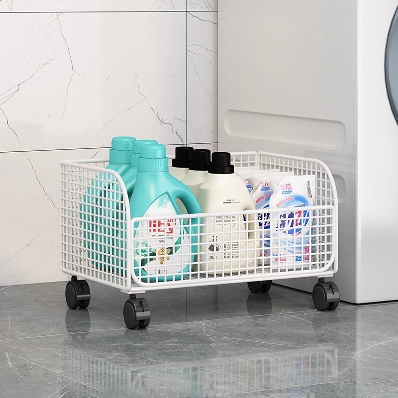 Bathroom Floor Storage Rack Washing Machine Side Laundry Detergent ...