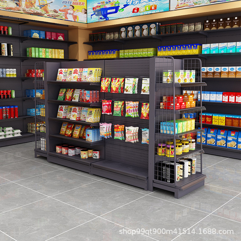 Supermarket Convenience Store Shelf Display Shelf Various Kiosk ...