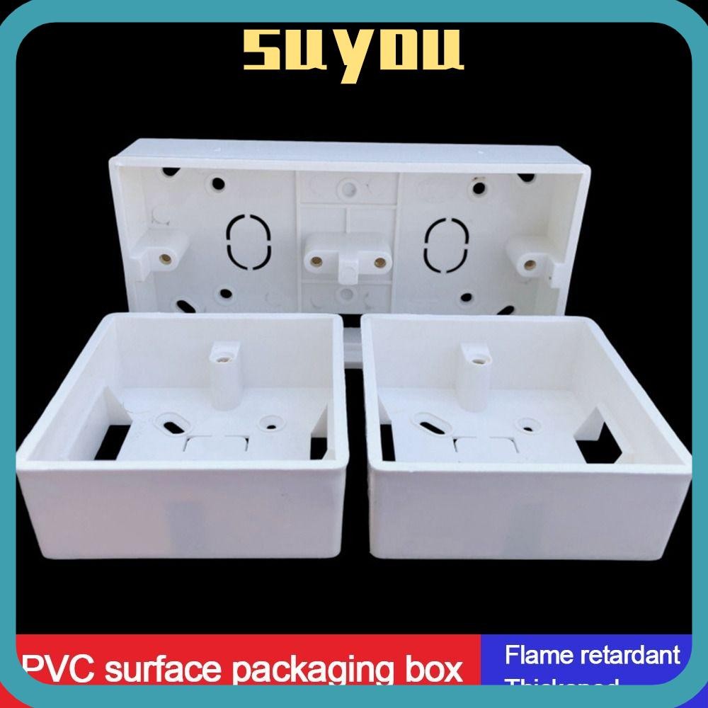 SUYO 86 Type Switch Socket Box, Wiring Organizer Standard External ...