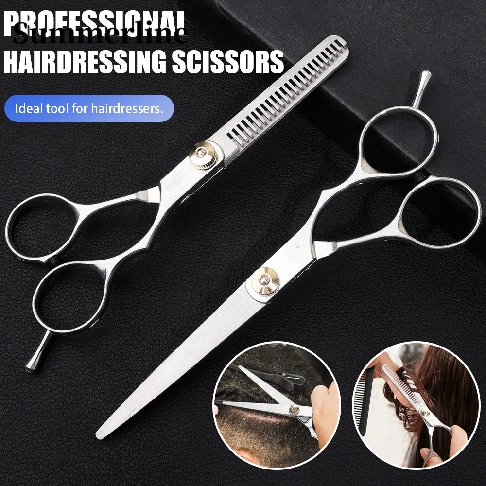 Hair Cutting Scissors - Flat Tooth Shear Design Professional Cutting ...