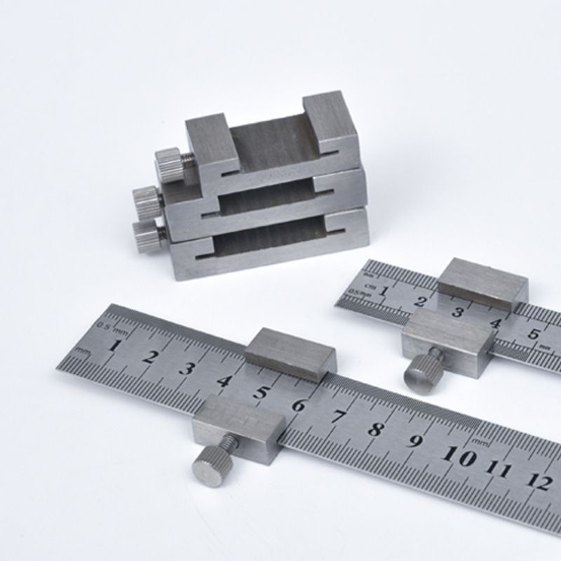 Steel Rulers Locking Block Limit Ruler Stainless Steel Ruler a Scale ...