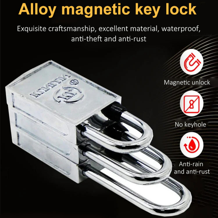 Magnetic stripe lock for power meter box Magnetic security lock ...