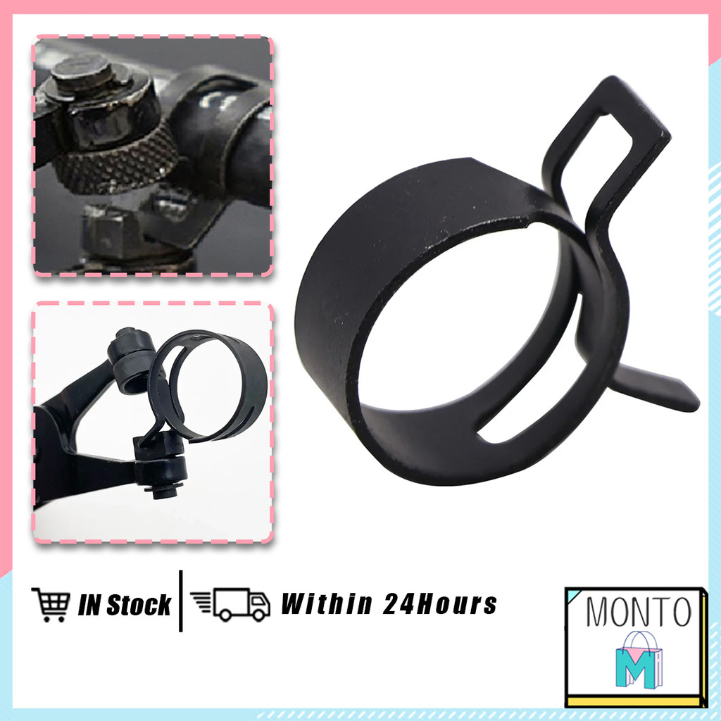 Black Spring Hose Clip 12mm Hose Clamp For Od 12Mm (1/2") Air Hose ...