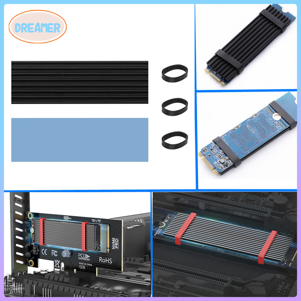M.2 SSD Cooler 1Set M2 2280 SSD Radiator Solid State Drives Cooler ...