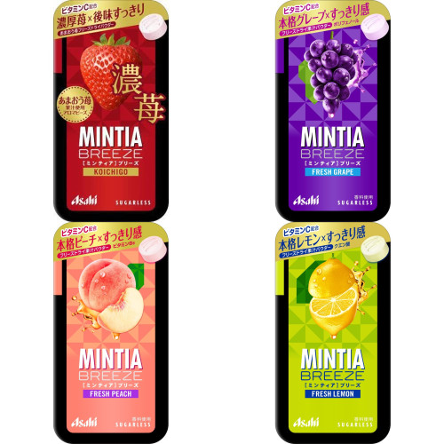 Asahi Group Foods Mintia Breeze /Strawberry /Grape /Peach /Lemon | Shopee Philippines