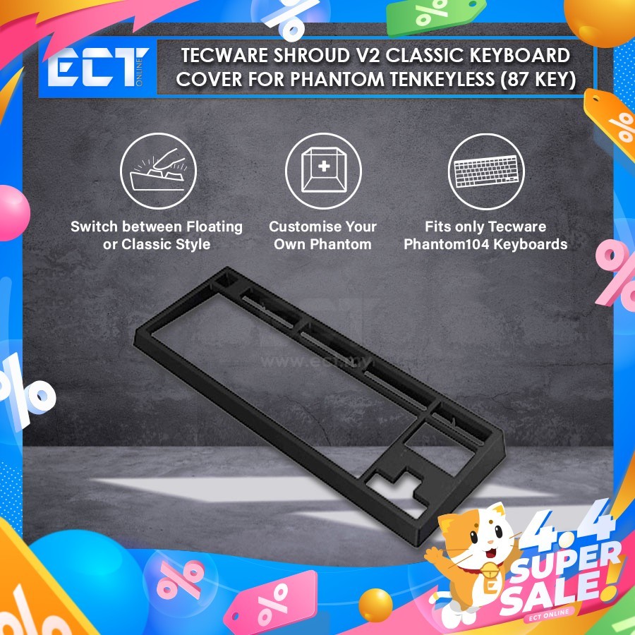 Tecware Shroud V2 Classic Keyboard Cover for Phantom Tenkeyless ( 87 ...