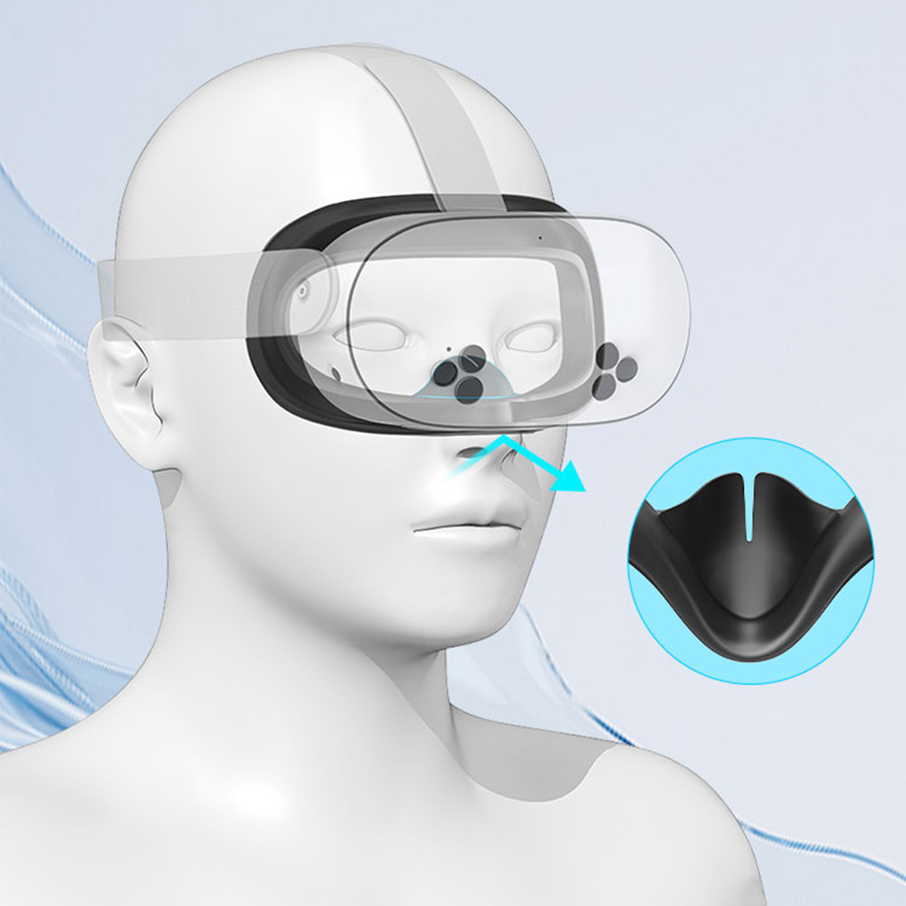 Your Tool Store♠ Silicone VR Face Cover Washable VR Silicone Mask Cover ...
