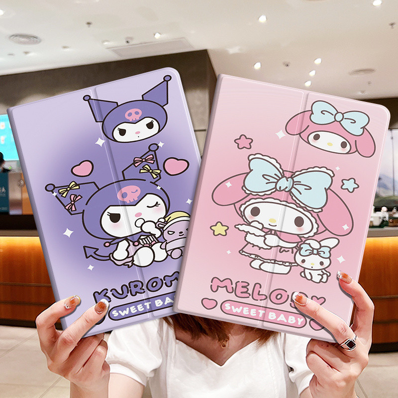 Cartoon Kuromi Melody Tablet Case For Samsung Galaxy Tab S6 Lite 10 ...
