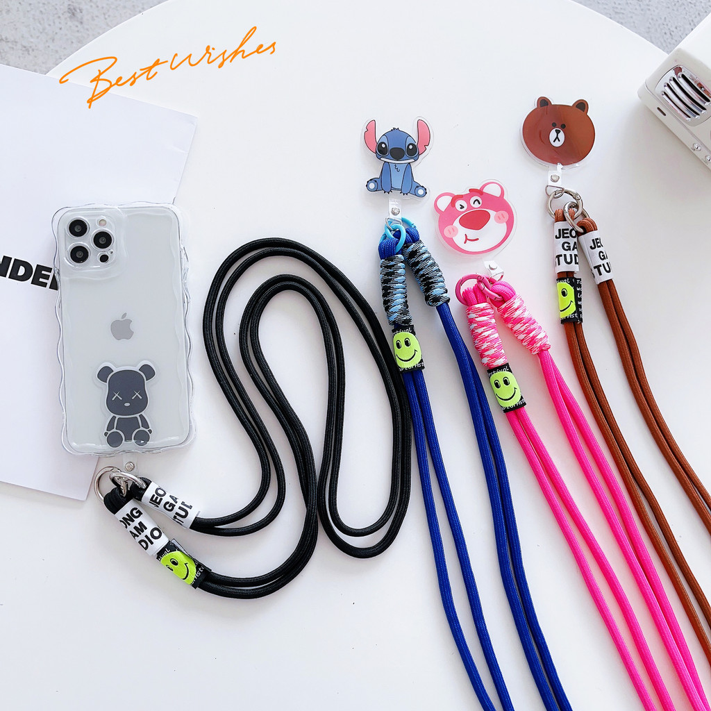 Universal Adjustable Phone Lanyard Anti-lost Lanyard Strap Detachable ...