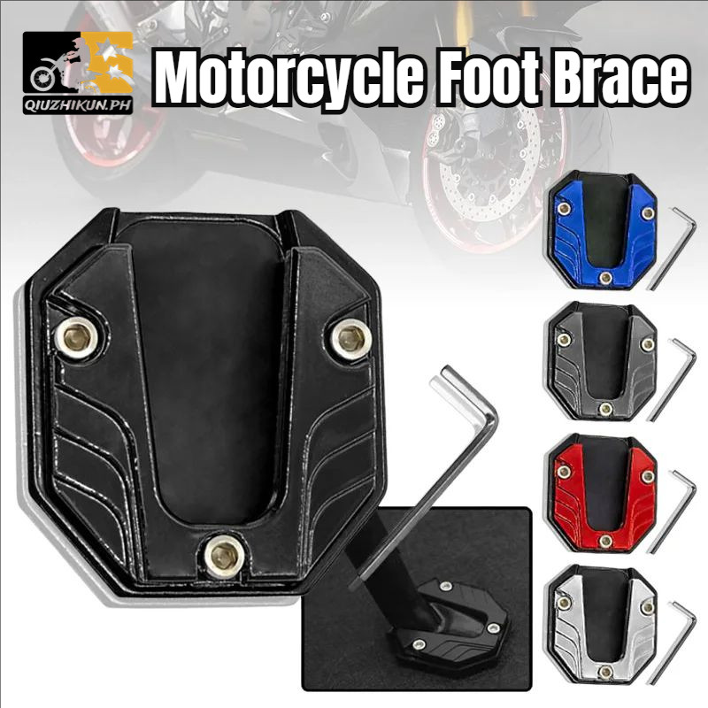 CNC Motorcycle Kickstand Extender Moto Foot Side Stand Enlarge ...