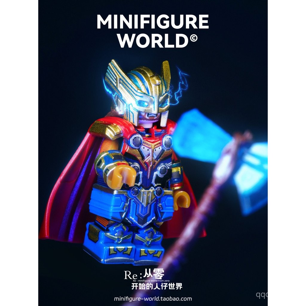 New Thor Stormbreaker Marvel Third Party Rare Building Block Figure ...