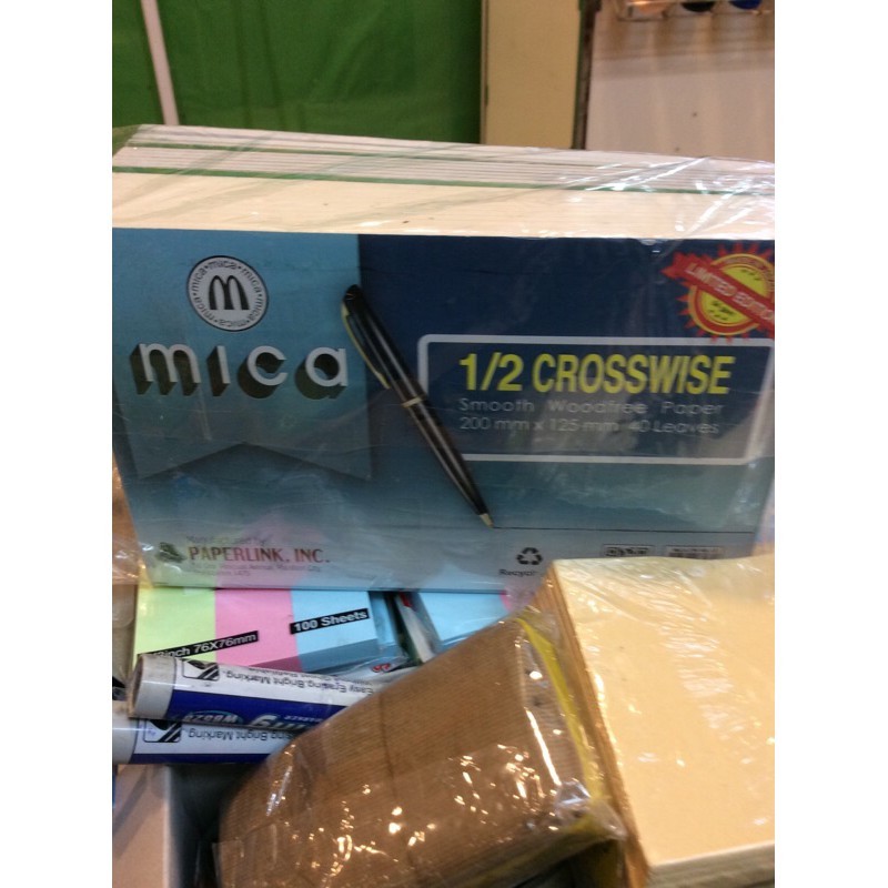 Mica One Half Crosswise 10 pad in one ream original | Shopee Philippines