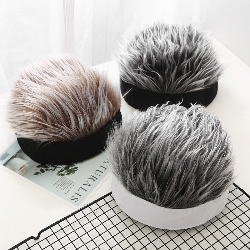 Fashion Wig Hat For Men Adjustable Funny Knitted Hat Cosplay Costume ...
