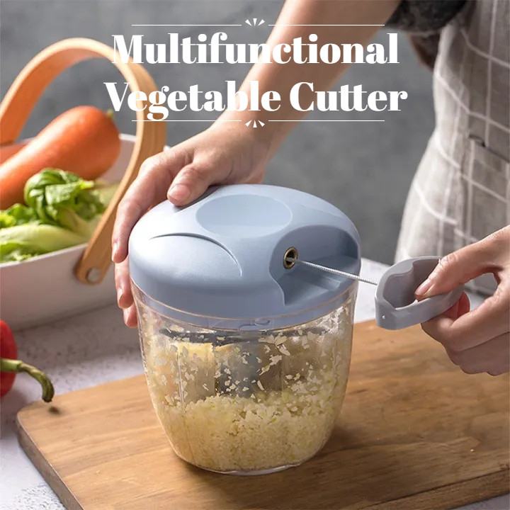 500/900ML Food Chopper Multi-function Food Processor Garlic Cutting Mincer Meat Grinder ...
