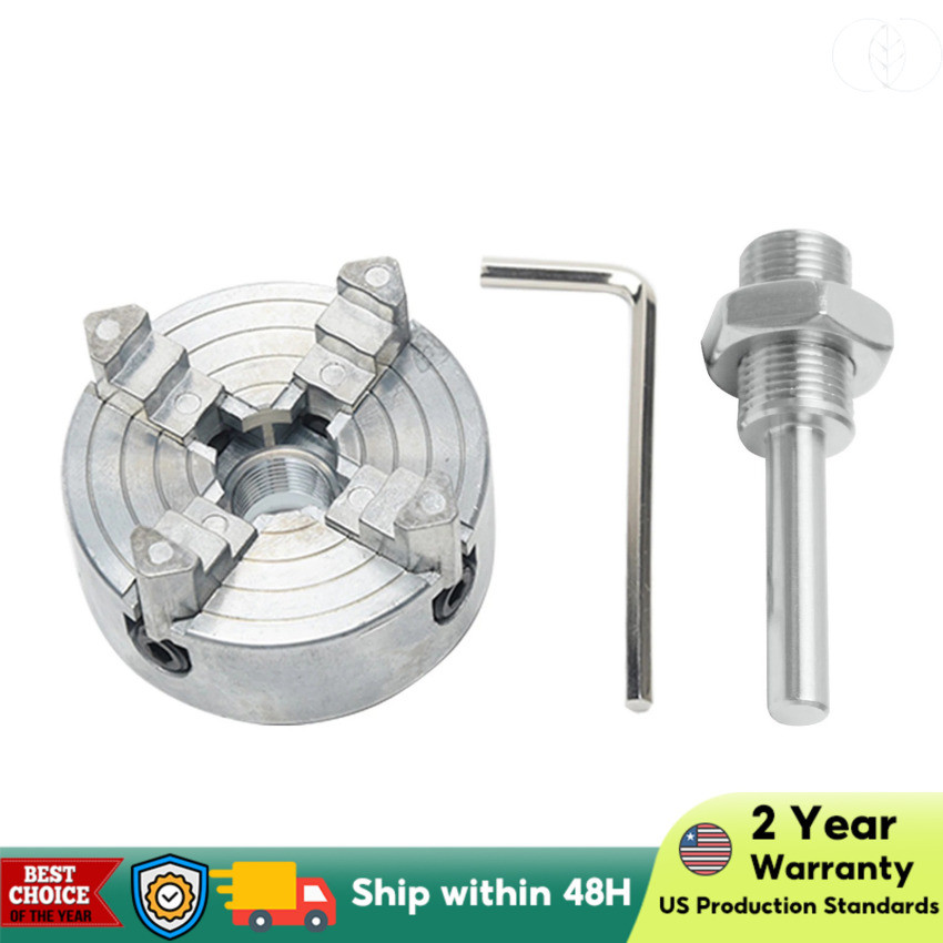 Rhine Z011 High Carbon Steel Mini Drill Chuck Metal 3 Jaws Manual Lathe ...