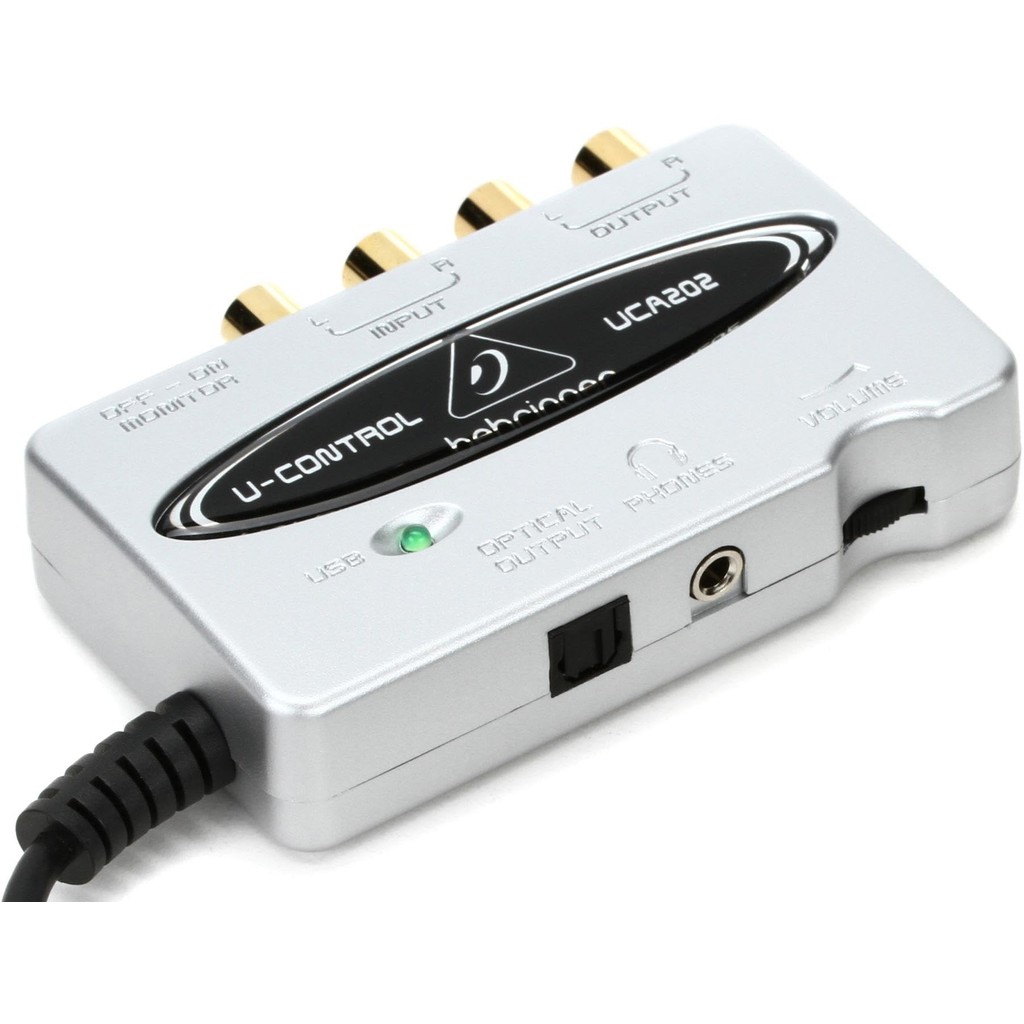 Behringer 2-input 2-output digital output USB audio interface white UCA202 U-CONTROL | Shopee ...