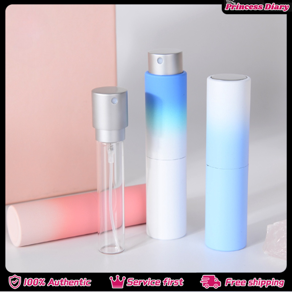 8ML Portable Travel Gradient Color Perfume Bottle Refillable Bottle ...