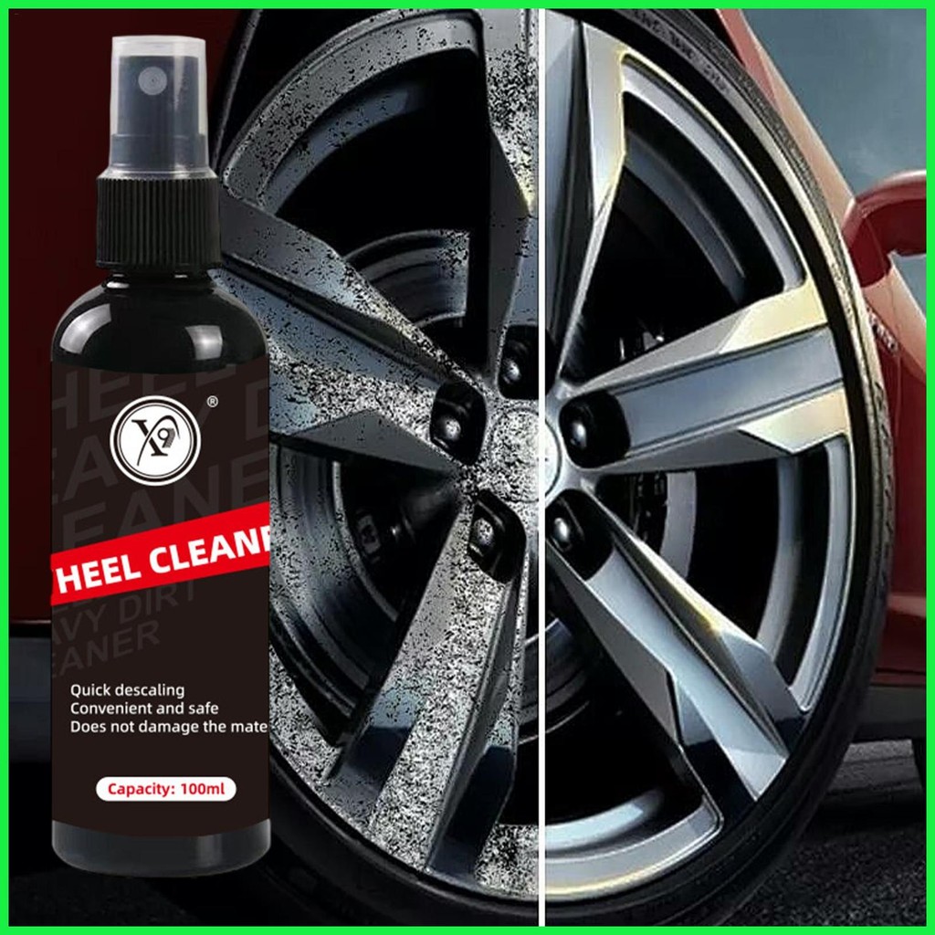 Wheel Hub Rust Remover Powerful Car Tire Cleaning 100ml Vehicle Rims ...