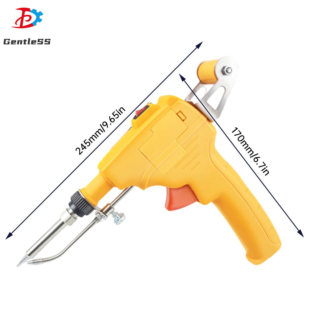 60W Internal Heating Manual Soldering Gun Automatic Solder Wire Welding ...