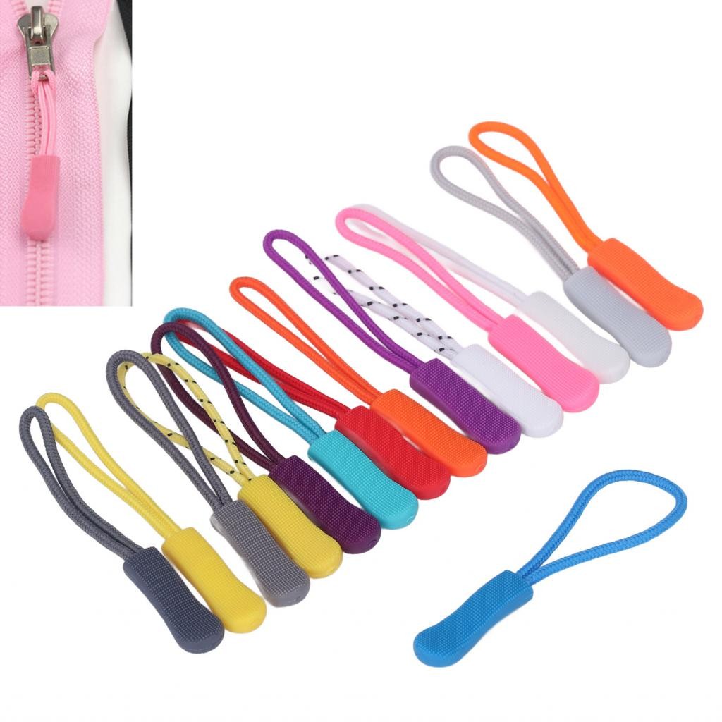 Mabao 30Pcs Nylon Zipper Pulls Color Pull Cord Extender Colorful Zip ...