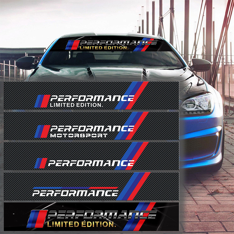 Car Front Windshield Sticker Rear Window Reflective Decals for BMW ...