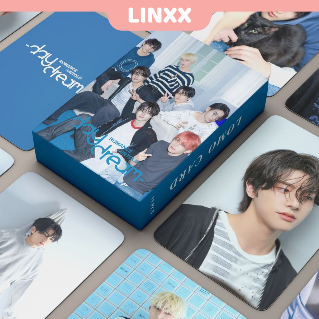 LINXX 55 Pcs ENHYPEN Daydream Holographic Laser Card Kpop Photocards ...