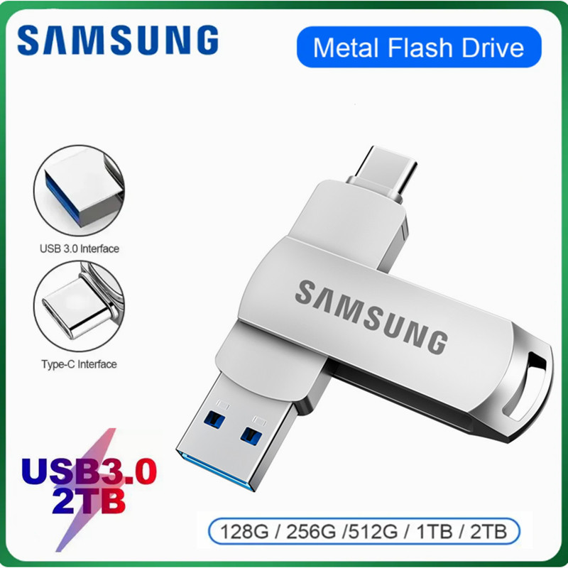 SAMSUNG OTG TYPE-C USB Flash Drive USB3.0 Pen Drive 1TB 2TB Key Usb ...