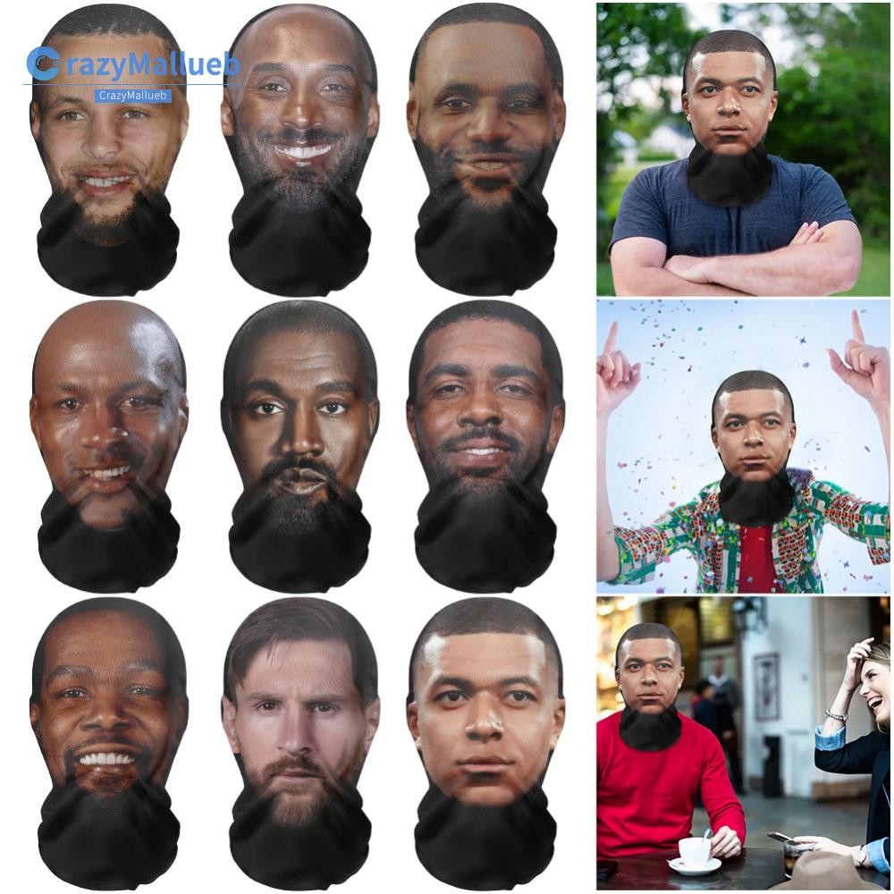 New 3D Printed Kanye Mask Full Face Visual Mesh Mask Sunscreen ...