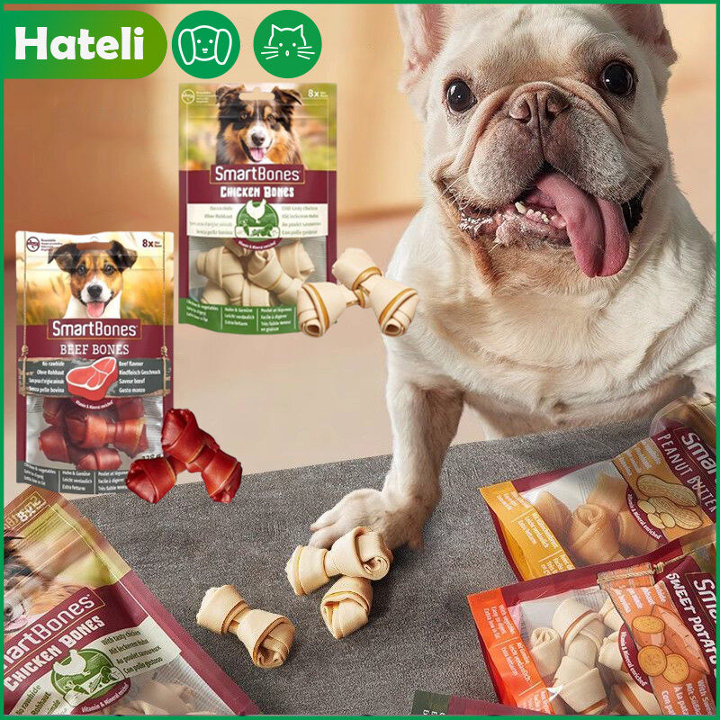 Smartbones Mini Bones with Real Chicken Beef Rawhide-Free Chews for ...