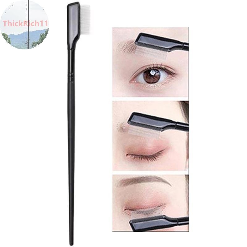 ThickRich 1PC Eyelash Comb Metal Eyebrow Brush Tool Mascara Separator ...