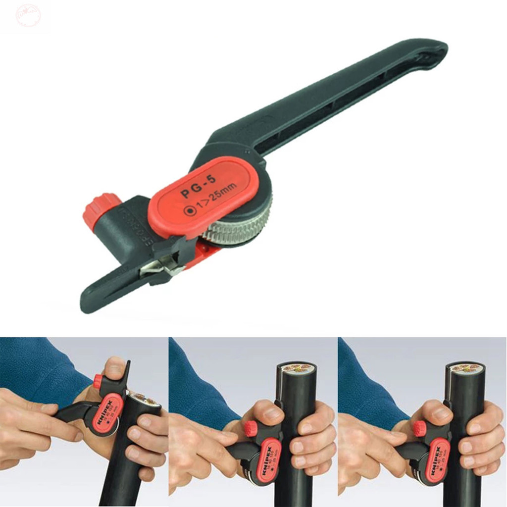 ST Ratchet Wheel Type Stripper Cable Knife PG-5 Cable Stripper For 25mm ...