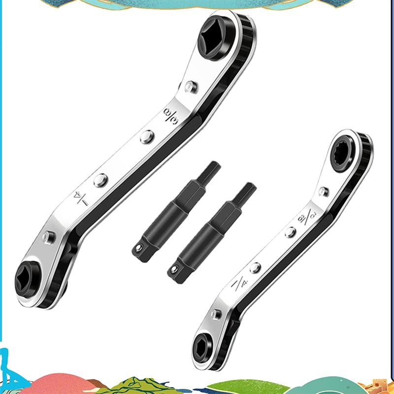 Hvac Service Wrench Tool Air Conditioner Valve Ratchet Wrench Set for ...