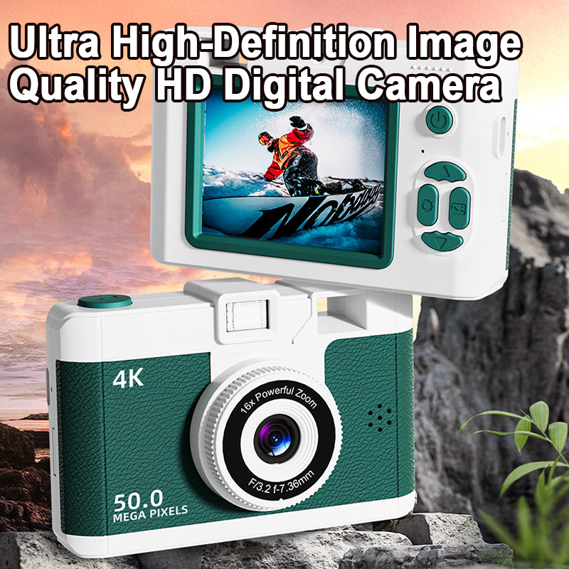 WIFI FHD Camera Digital Point and Shoot Cameras with 16X Zoom Anti ...