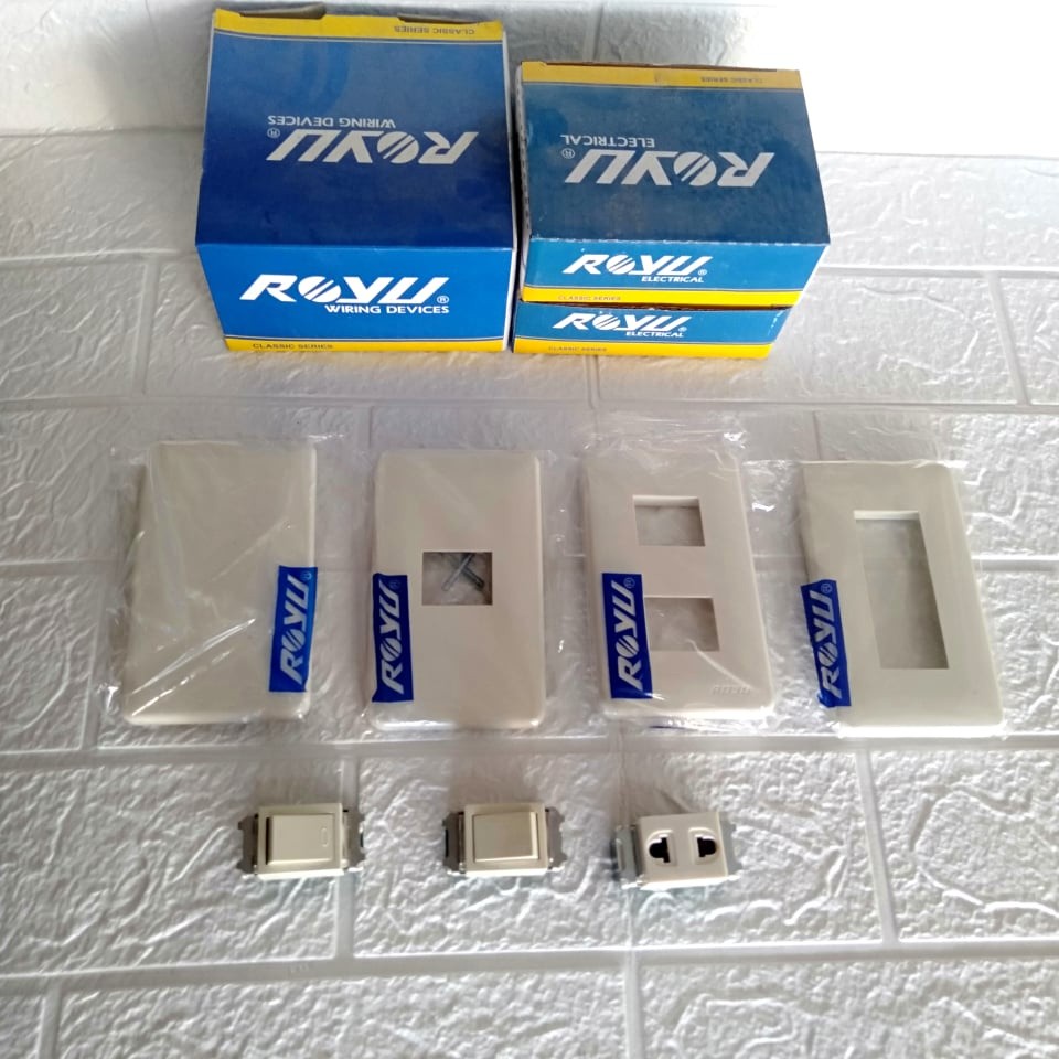 yihan-ph ROYU CLASSIC SERIES WIRING DEVICE BLANK PLATE/ PLATE/ OUTLET ...