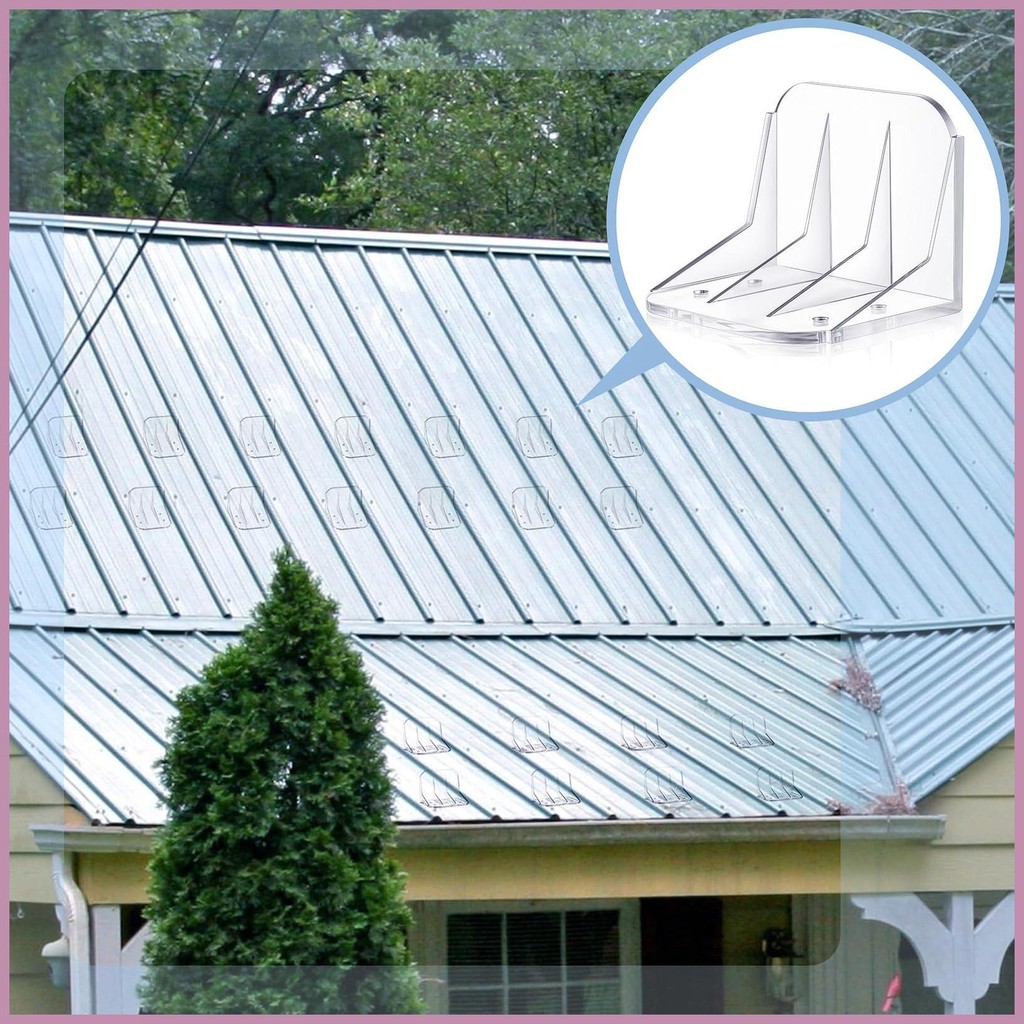 Roof Snow Guards Block Stops Stable Roof Ice Guard with Screws Metal ...