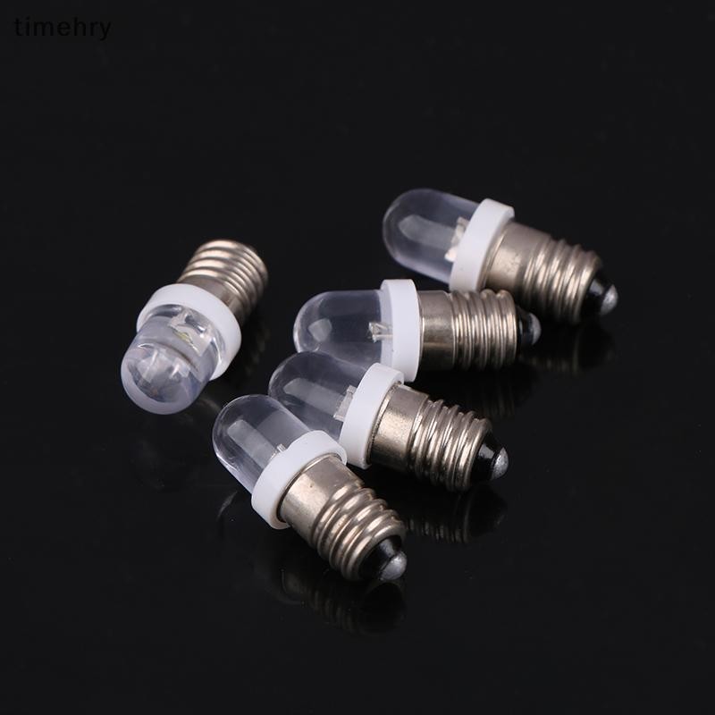 TY 5Pcs E10 Led Bulb E10 DC 3V 6V 12V 24V Instrument Bulb E10 Indicator ...