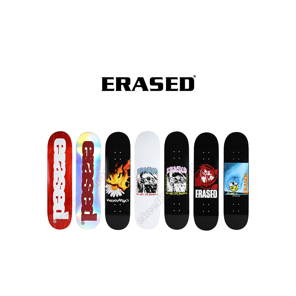 Imported Japanese Trendy Brand ERASED Professional Skateboard Deck Easy ...