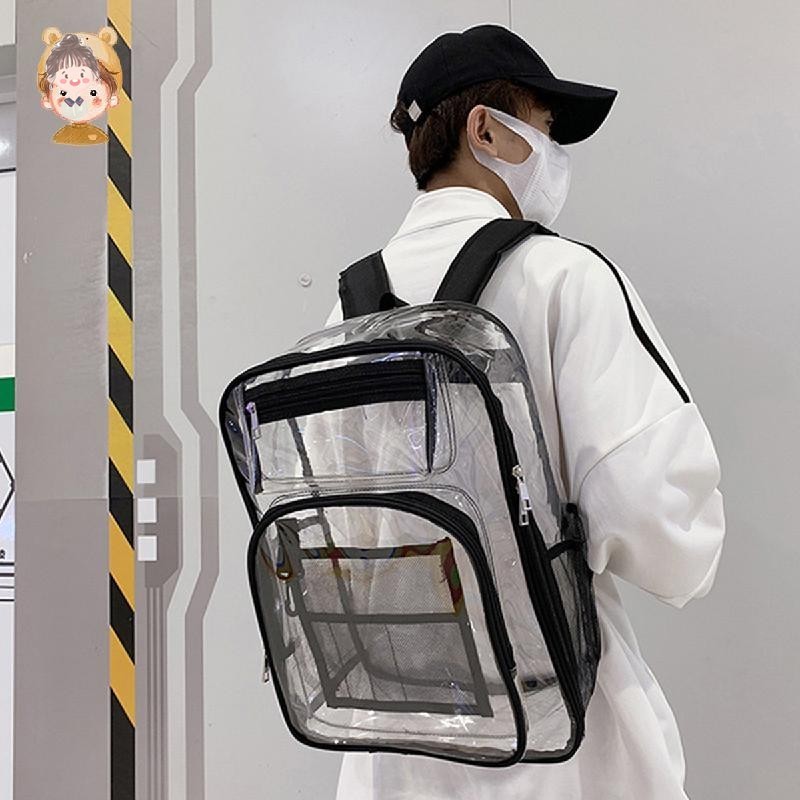 PVC Backpack, PVC Large Schoolbag, Transparent Backpack, PVC ...