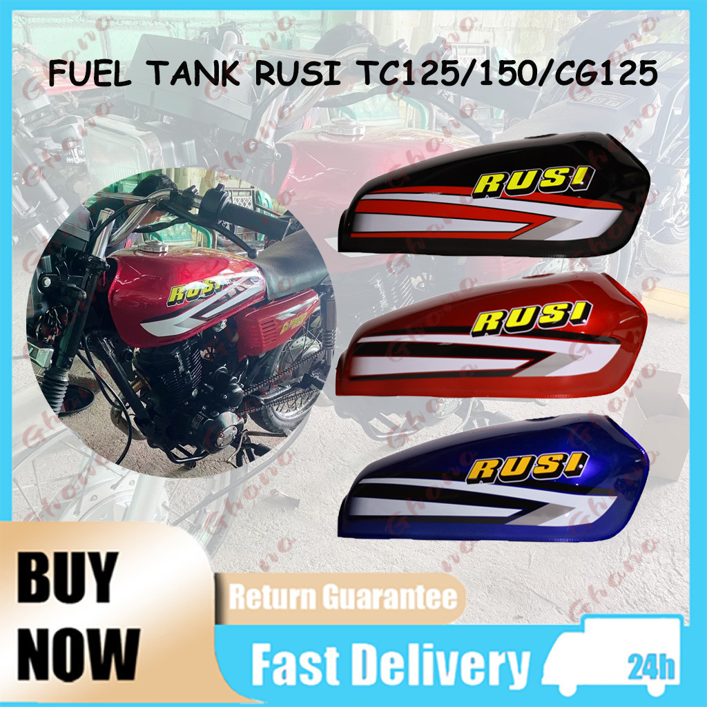 FUEL TANK OR GAS TANK FOR RUSI TC125/150/CG125 BLUE/RED/BLACK HEAVY ...