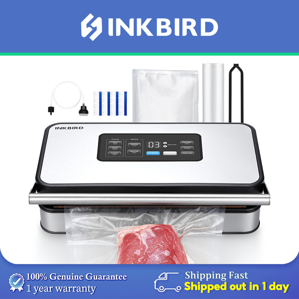 INKBIRD INK-VS04 80KPA Professional Vacuum Sealer Machine Automatic ...
