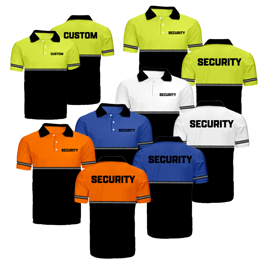 Security Personnel Short-sleeved Polo Formal Work Uniform Polo Shirt ...