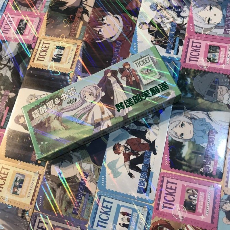 40Pcs/Pack Sousou no Frieren Beyond Journey's End Laser Ticket ...