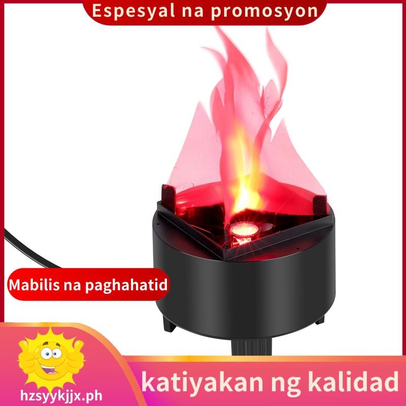 LED Fire Flame Effect Light Artificial Electric Flicker Campfire Lamp ...
