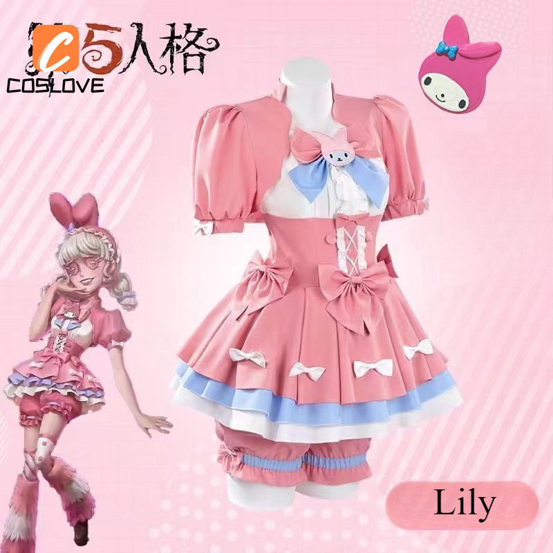 Anime Game Identity V Lily Barriere Sanrio Skin Cosplay Clothing Full ...