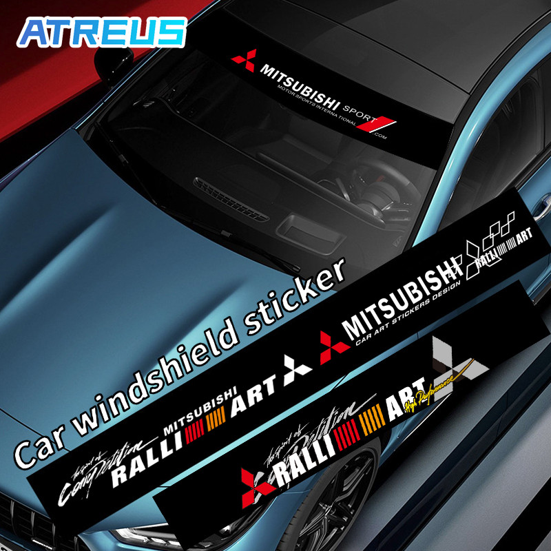 Mitsubishi Car Front Windscreen Sticker Windshield Stickers Car Front ...