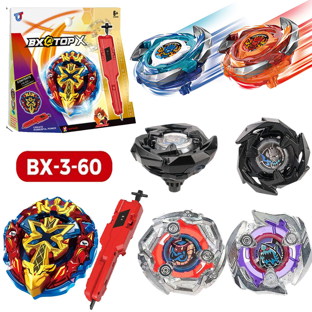 Beyblade X BX-3-60 Xeno Xcalibur Beyblade X Samurai Saber CX-01 Dran ...