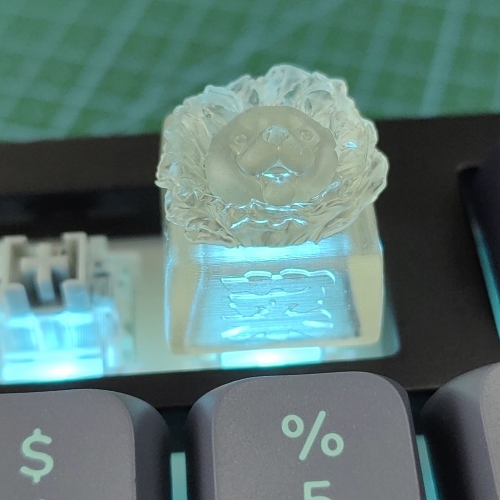 Transparent Animal ESC Cross Axis Game Mechanical Keyboard Transparent ...