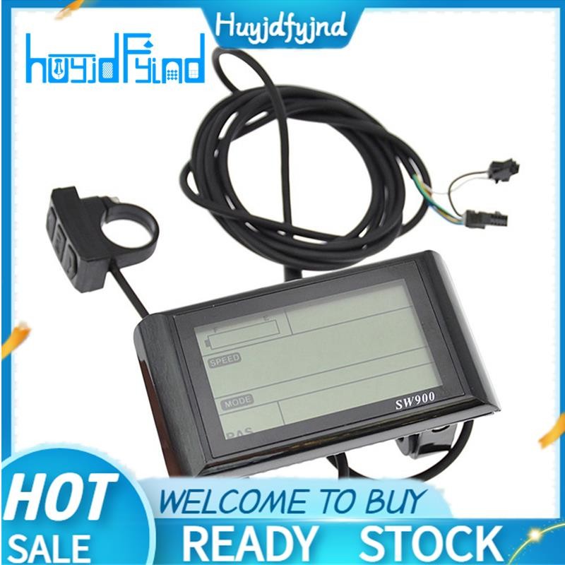 24-72V SW900 LCD Display Control Electric Bicycle Speed Meter ...